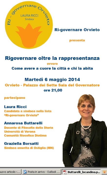 Rigovernare oltre la rappresentanza. Il 6 maggio a Palazzo dei Sette ...