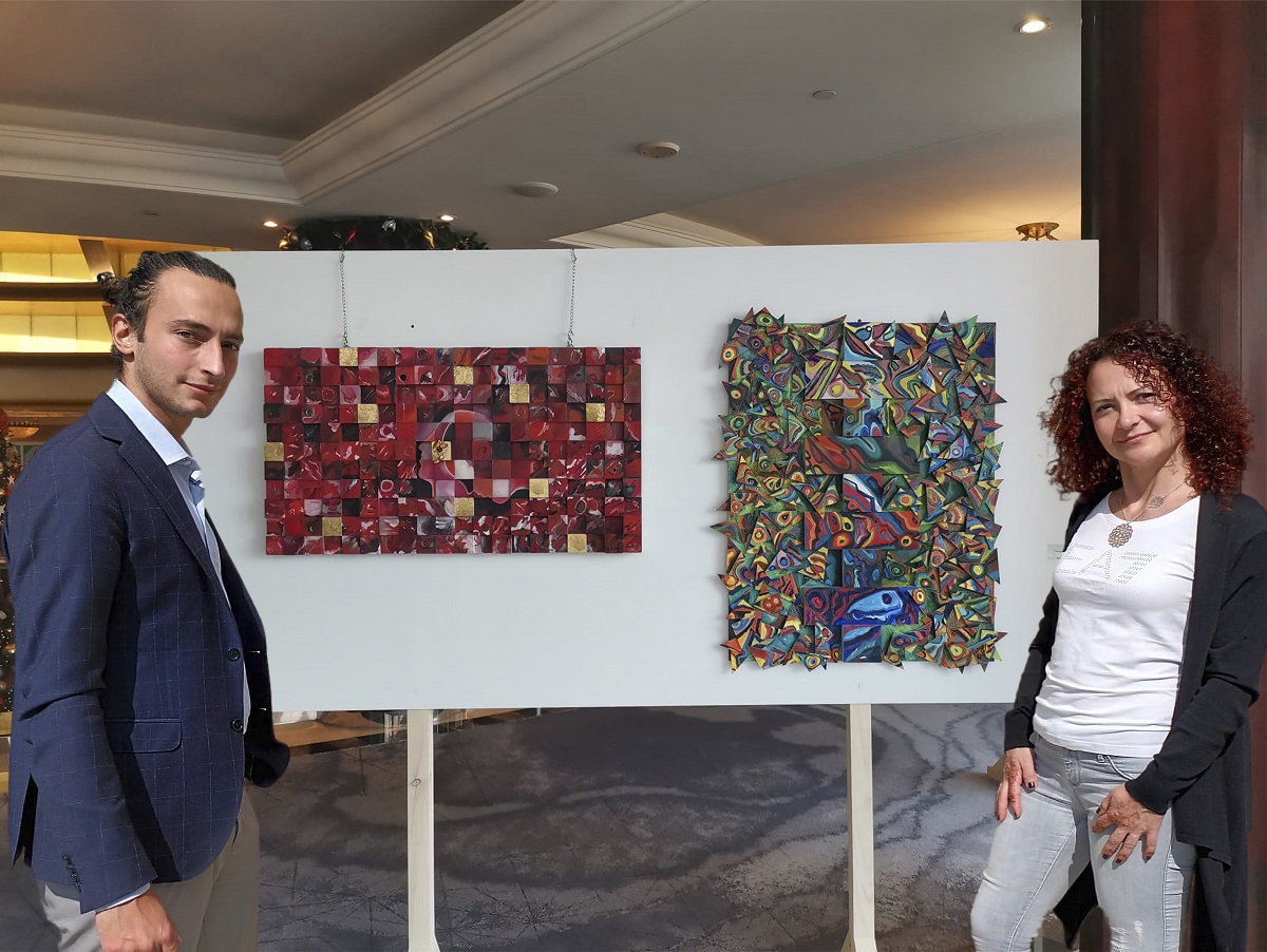 Orvieto a "Pace e Amore" di Abu Dhabi con l'artista orvietana Stefania ...