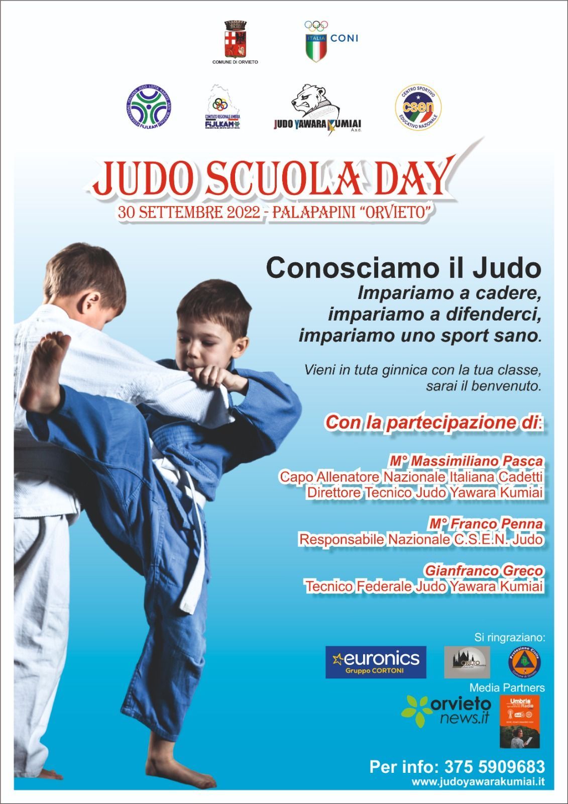 Al PalaPapini l'evento “Judo Scuola Day” per conoscere la disciplina e il metodo educativo Judo ...