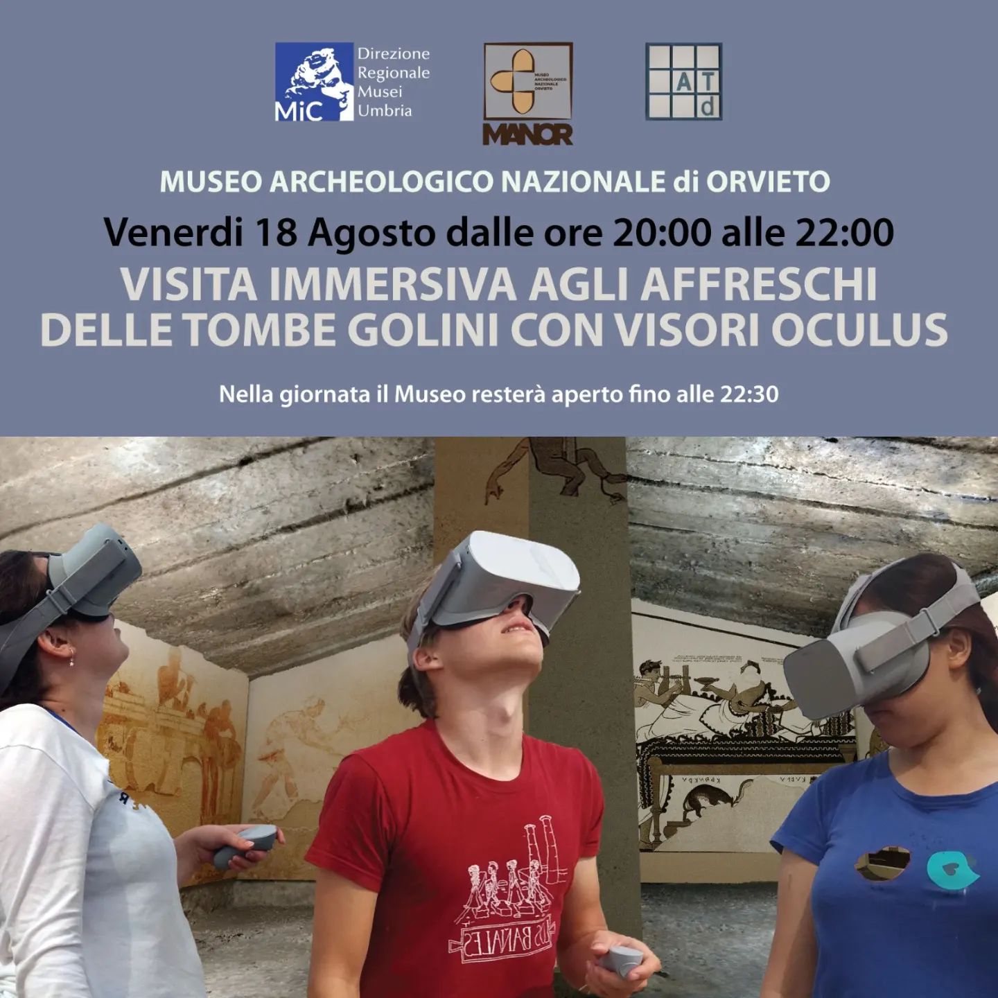Visita in 3D delle tombe Golini al Museo archeologico nazionale ...