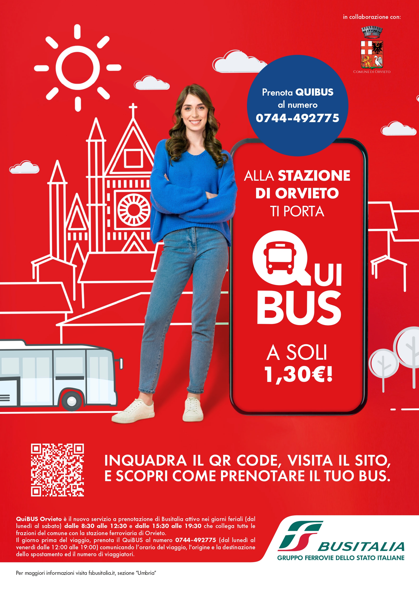 Dal 10 giugno arriva “QuiBus Orvieto”, il nuovo servizio di trasporto a ...