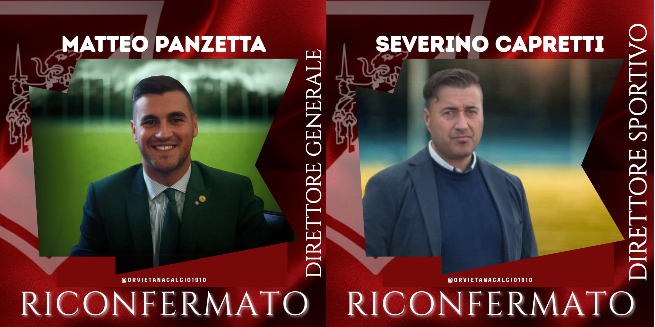 Orvietana, il progetto continua: Capretti e Panzetta ancora al timone ...