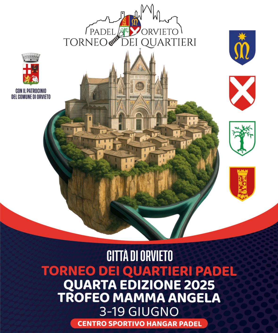 Dal 3 al 19 giugno la quarta edizione del Torneo dei Quartieri di Padel ...