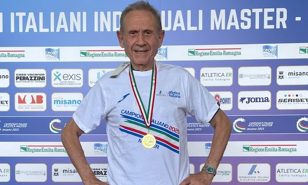 Romolo Pelliccia (SM 85), campione italiano di marcia 2025, sa ancora ...