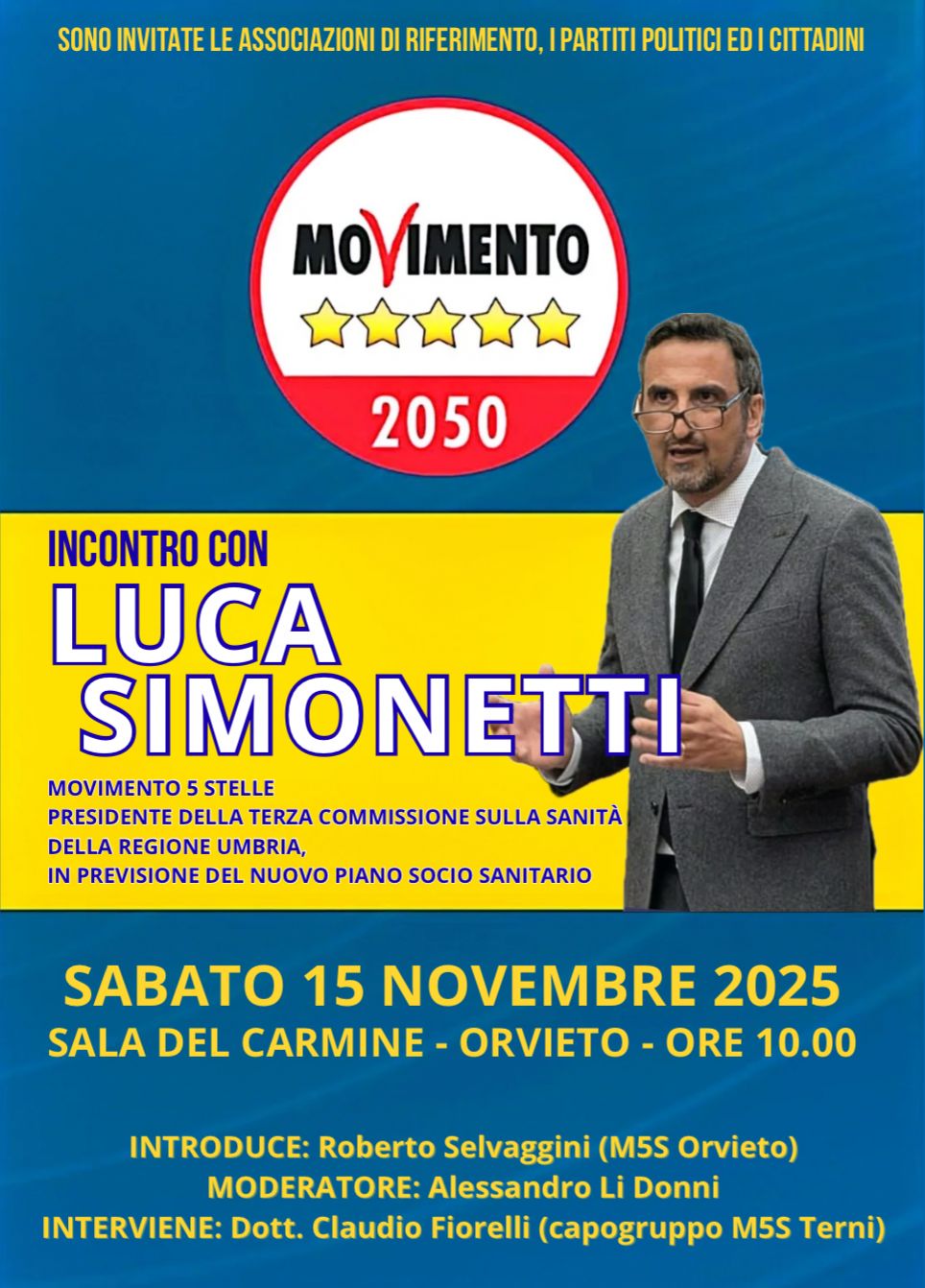 Incontro con Luca Simonetti al Carmine - Orvietosì.it