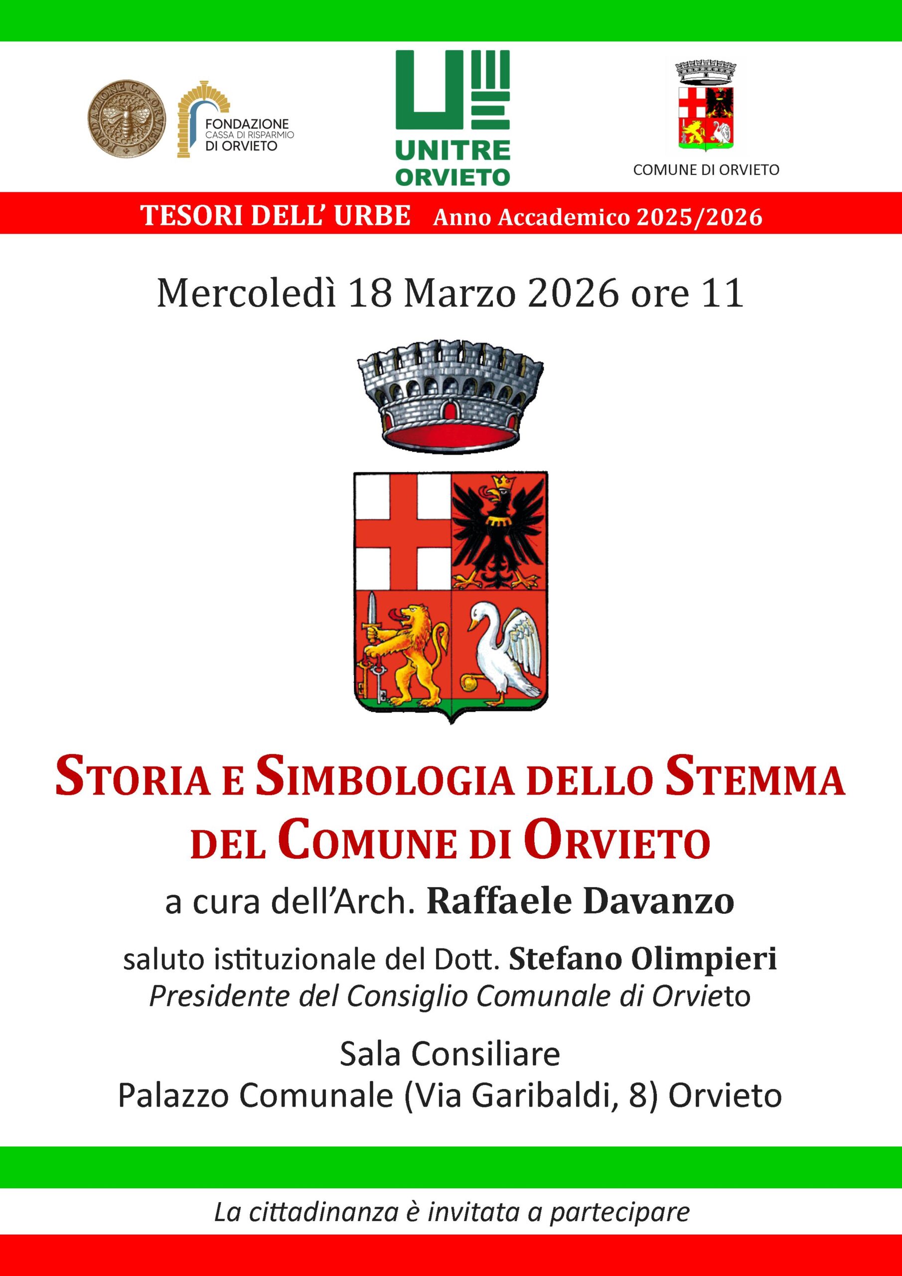 Raffaele Davanzo sullo stemma del Comune di Orvieto: "Nuovo tesoro dell ...