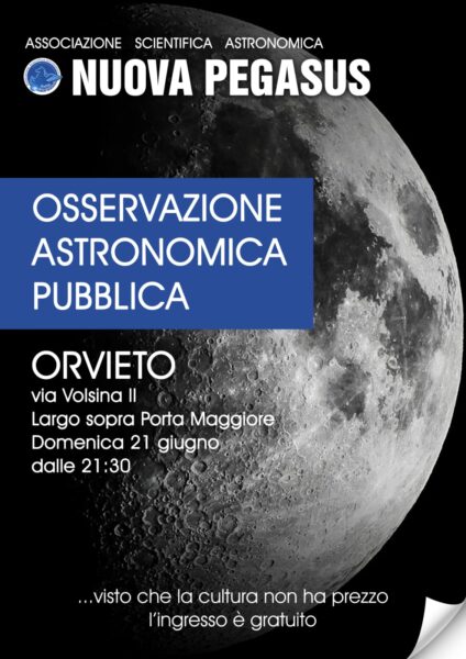 Alla scoperta dell’Universo: il 21 giugno serata di osservazione ...