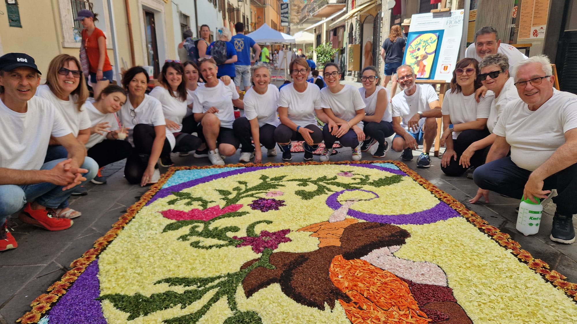 L’infiorata vincitrice di Orvieto ospite a Bolsena per il Corpus Domini ...